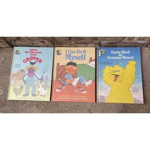 Other | Lot Of 7 Vintage 198s Sesame Street Book Club Hardcover Childrens Books | Poshmark